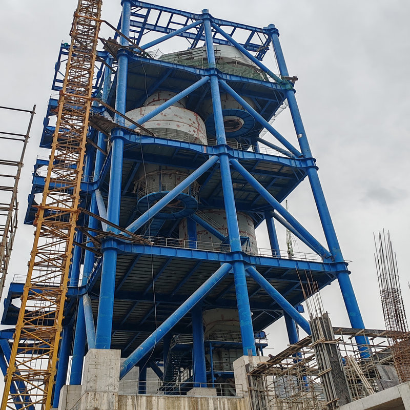Galvanized Steel Structure Fabrication for Cement Grinding Stacker ...