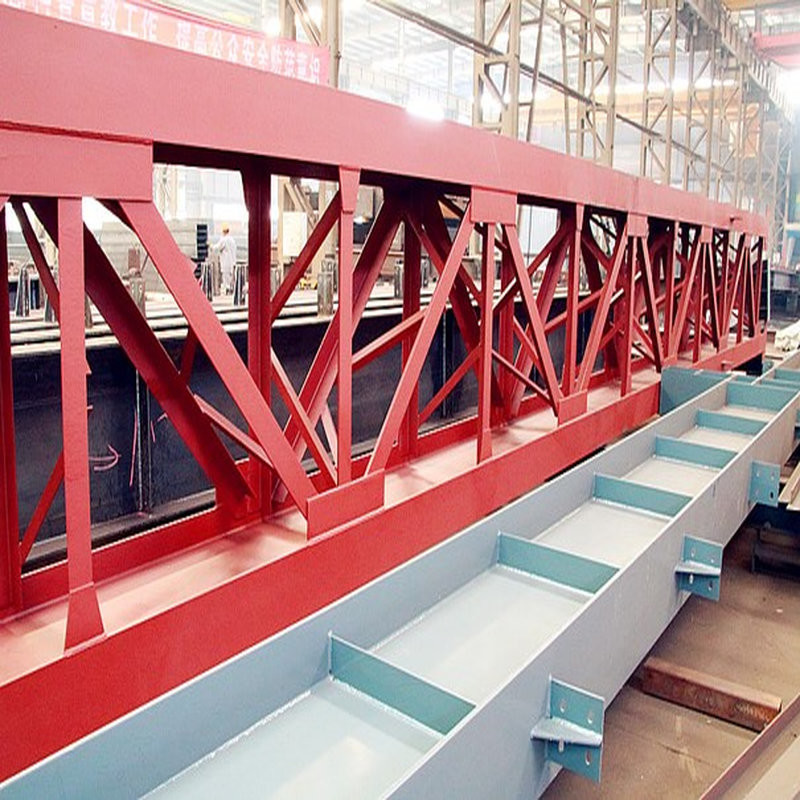 Lattice Steel Column Steel Structure Fabrication for Workshop Warehouse ...