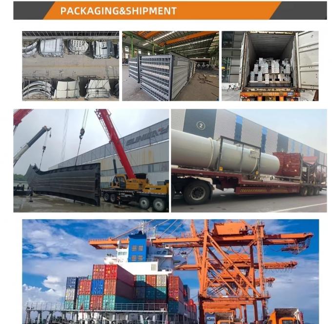 Steel Pipe Rack Structure Fabrication For Cable Duct Bank Construction