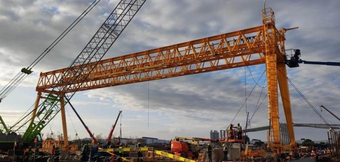 Bridge Crane Support Heavy Steel Fabrication Gantry Crane Frame Structure